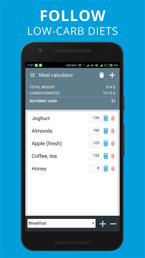 Glycemic Index Load In Food Net Carbs Diet Tracker Apk For Android Download