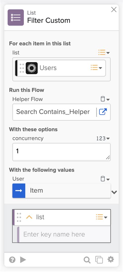 search for users using contains in workflows