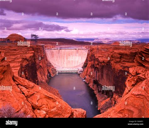 Glen Canyon Dam Colorado River Lake Powell Glen Canyon Rec Area