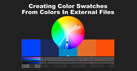 How To Create Color Swatches From External Files In Photoshop