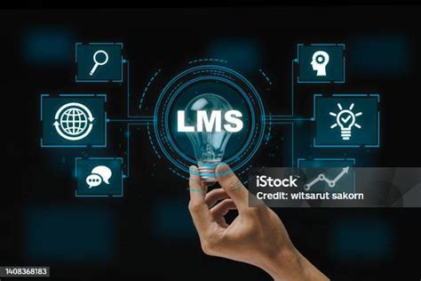 Lms 수업 및 온라인 교육 코스 응용 프로그램 연구 전자 학습 어디서나 모든 지식을위한 학습 관리 시스템 Lms 아이콘입니다 학습 관리 시스템에 대한 스톡 사진 및 기타