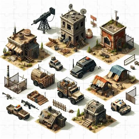 Isometric Game Asset Packs Dall·e Prompt Promptbase