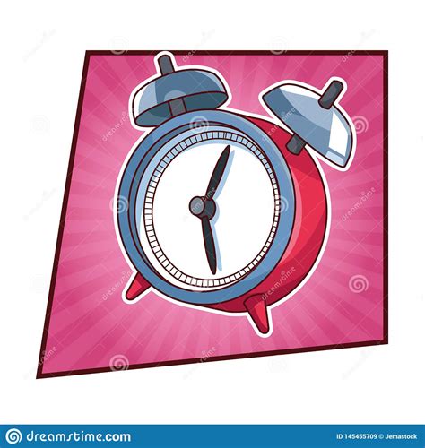 Alarm Clock Icon Pop Art Stock Vector Illustration Of Awake 145455709