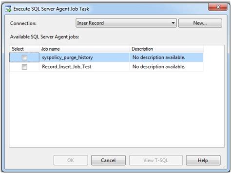 Microsoft Business Intelligence Execute Sql Server Agent Job Task In Ssis