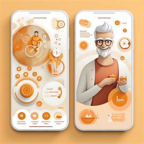 Premium Ai Image Mobile App Layout Design Of Elderly Medication