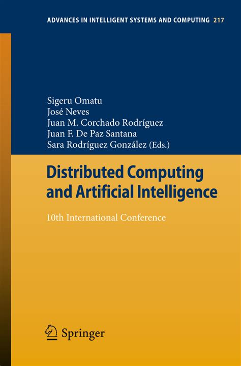 Pdf Distributed Computing And Artificial Intelligence 10th