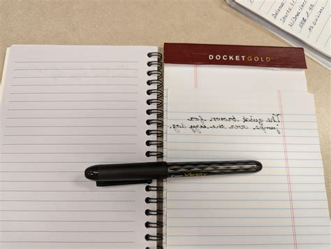 Testing All My Notebooks For Something To Use As Scratch Pads At Work