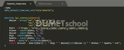 Cara Membuat Format Tanggal Di Dalam Helper Codeigniter Kursus Website Digital Marketing