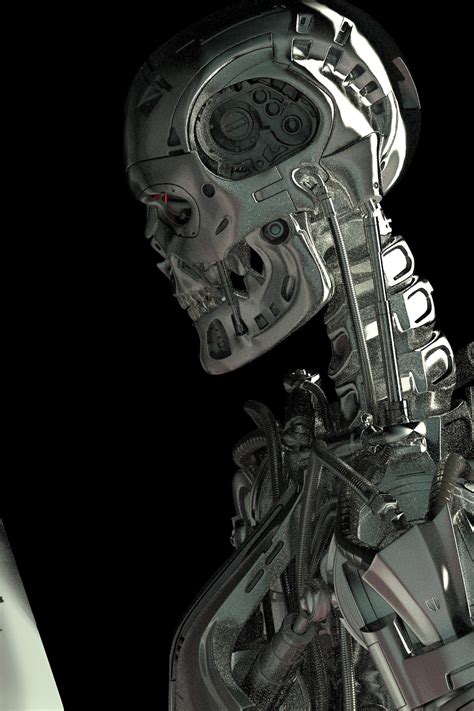 Terminator T 800 Endoskeleton T4 3d Model By Skynet 2029