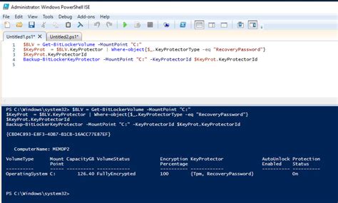How To Backup Bitlocker Recovery Key To Ad Ask Garth