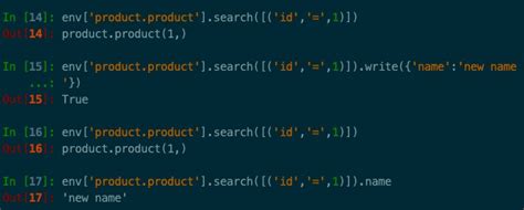 Odoo交互式命令行shell Wiggins Blog