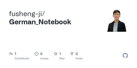 Github Fusheng Jigermannotebook