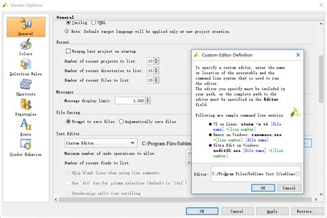 修改vivado的文本编辑器为sublime Text 3把vivado编辑器换成sublinetest Csdn博客