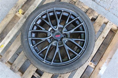 2015 2017 Subaru Wrx Sti Oem Enkei Wheel Rim And Tire 5×114 18×8 5 55