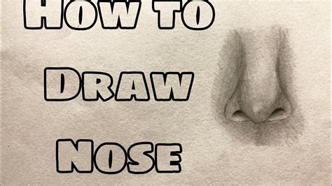 How To Draw Nose Realistic YouTube