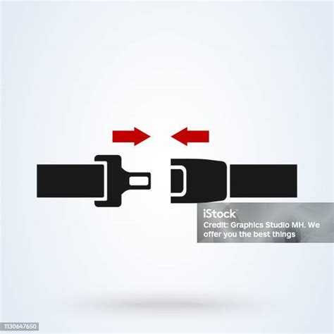안전 벨트 아이콘 흰색 배경에 고립입니다 안전 자동차 움직임의 비행기 벡터 일러스트 레이 션 0명에 대한 스톡 벡터 아트 및 기타 이미지 Istock