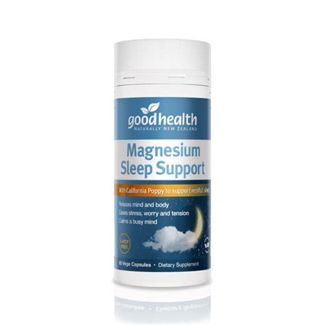 Magnesium Sleep Support Goodhealth Nz Natural Health Herbal