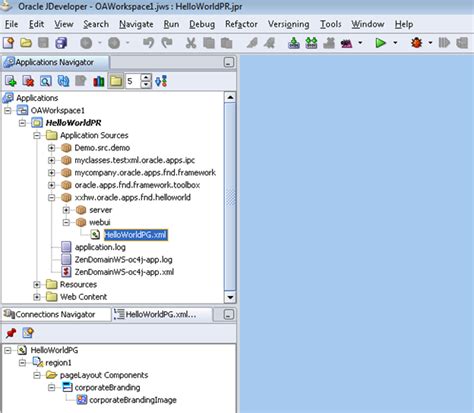 Oaf Hello World Example