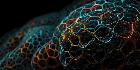 Premium Photo Nanotechnology Structure Of Hexagonal Nano Material Macro Abstract Futuristic