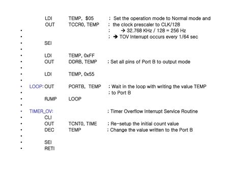 Ppt 8 Bit Timercounter0 Powerpoint Presentation Free Download Id