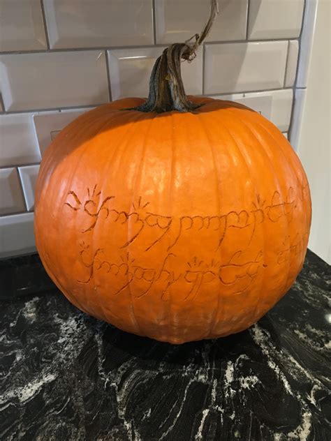 One Pumpkin To Rule Them All Rlotr