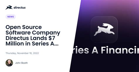 Open Source Software Company Directus Lands 7 Million In Series A Funding