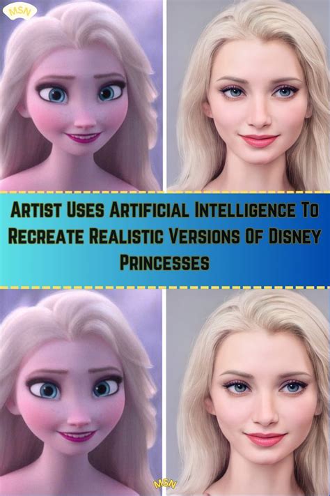 Artist Uses Artificial Intelligence To Recreate Realistic Versions Of Disney Princesses Artofit