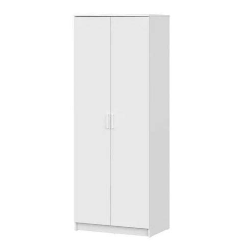 Шкаф 2 х дверный ШК 2 800х2100х510мм лдсп белый текстурный купить в интернет магазине МебельДАР