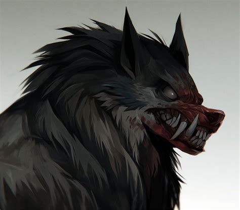 Vampire Werewolf Hybrid Art
