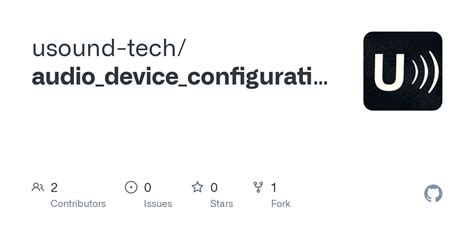 GitHub Usound Tech Audio Device Configuration