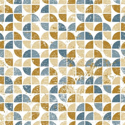 Vector Geometric Colorful Textile Abstract Seamless Pattern Worn Jolly