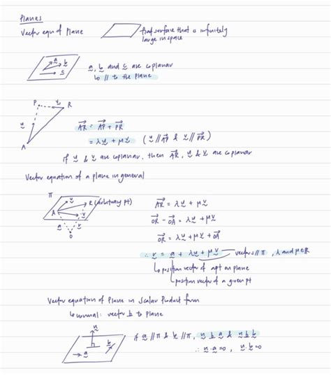 H2 Math Vectors Summary Notes Everything Else On Carousell