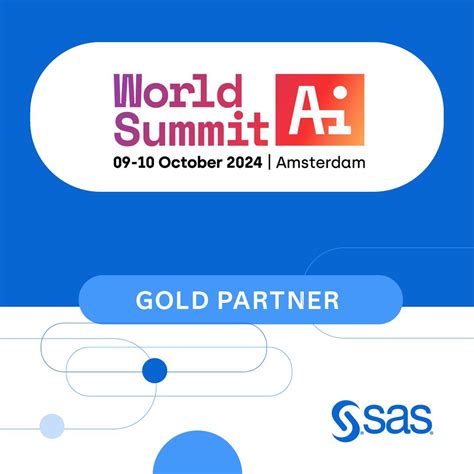 Worldsummitai Sas Ai Aiinnovation Machinelearning Analytics