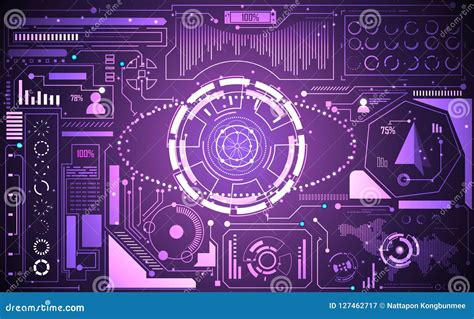 abstract technology ui futuristic concept ai hud interface hologram