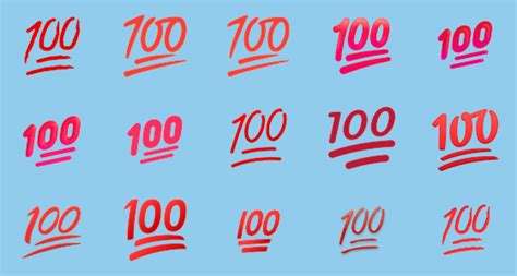 100 Emoji Sign
