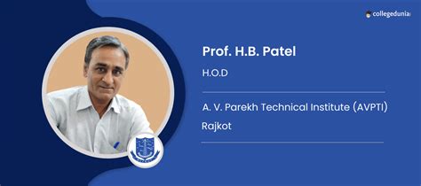 A V Parekh Technical Institute Avpti Prof Hb Patel Hod