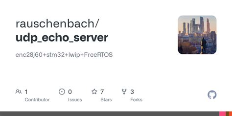 github rauschenbach udp echo server enc28j60 stm32 lwip freertos