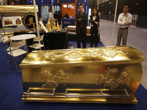 Michael Jacksons Gold Coffin