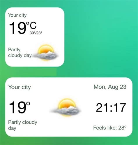 The Best Clock And Weather Widget For Your Iphone Ios Fuji Weather Widget