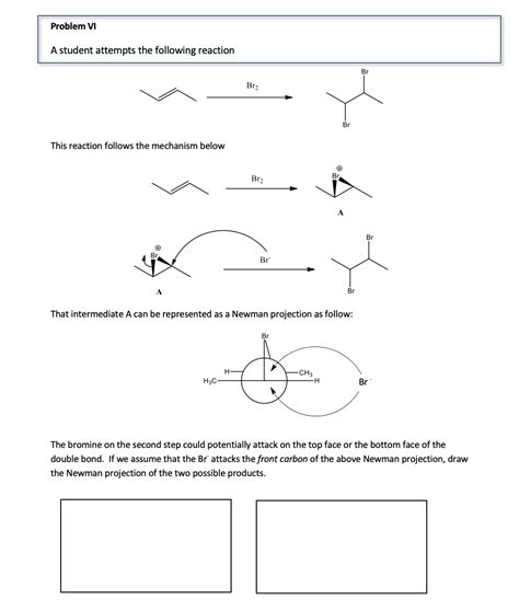 Solved Problem VI A Babe Attempts The Following Reaction Chegg Com