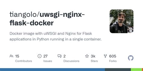 Github Tiangolouwsgi Nginx Flask Docker Docker Image With Uwsgi And Nginx For Flask