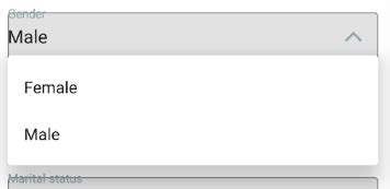 TextInputLayout Background For EndIconMode Dropdown Menu Is Set