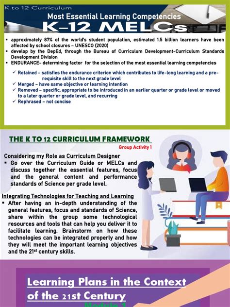 Module 1 Learning Plans In The Context Of The 21st Century Pdf Educational Technology