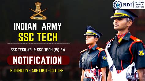 Ssc Tech Entry Men 63rd And Ssc Tech W 34th Oct 2024 Notification