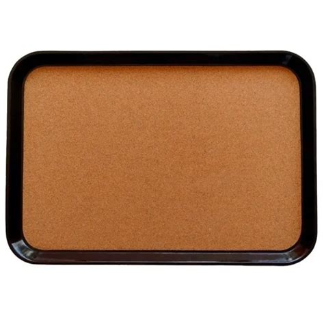 Charola Rectangular De Fibra De Vidrio Y Corcho 45 X 65 Cm Kitchen