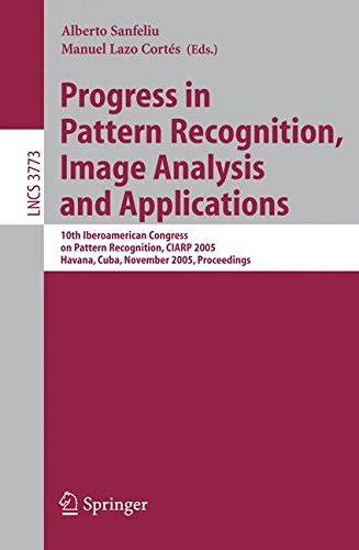 Pdf⋙ Progress In Pattern Recognition Image Analysis And Applications 10th Iberoamerican