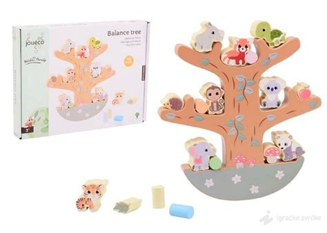 Drvena Igra Za Decu Balance Tree