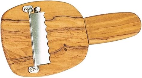 Alessi Truffle Slicer Olive Wood Ut0244 Uk Home And Kitchen