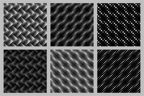 Premium Vector Seamless Square Pattern Background Design Set