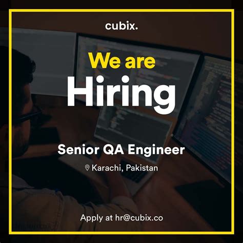 Ansa Ahmed On Linkedin Wearehiring Qa Testengineer Automationtesting Manualtesting 21